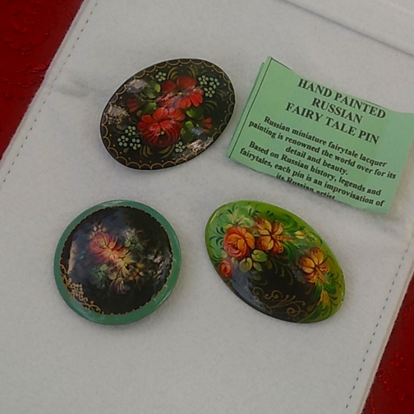 Jewelry | Russian Fairy Tale Pin Bundle | Poshmark